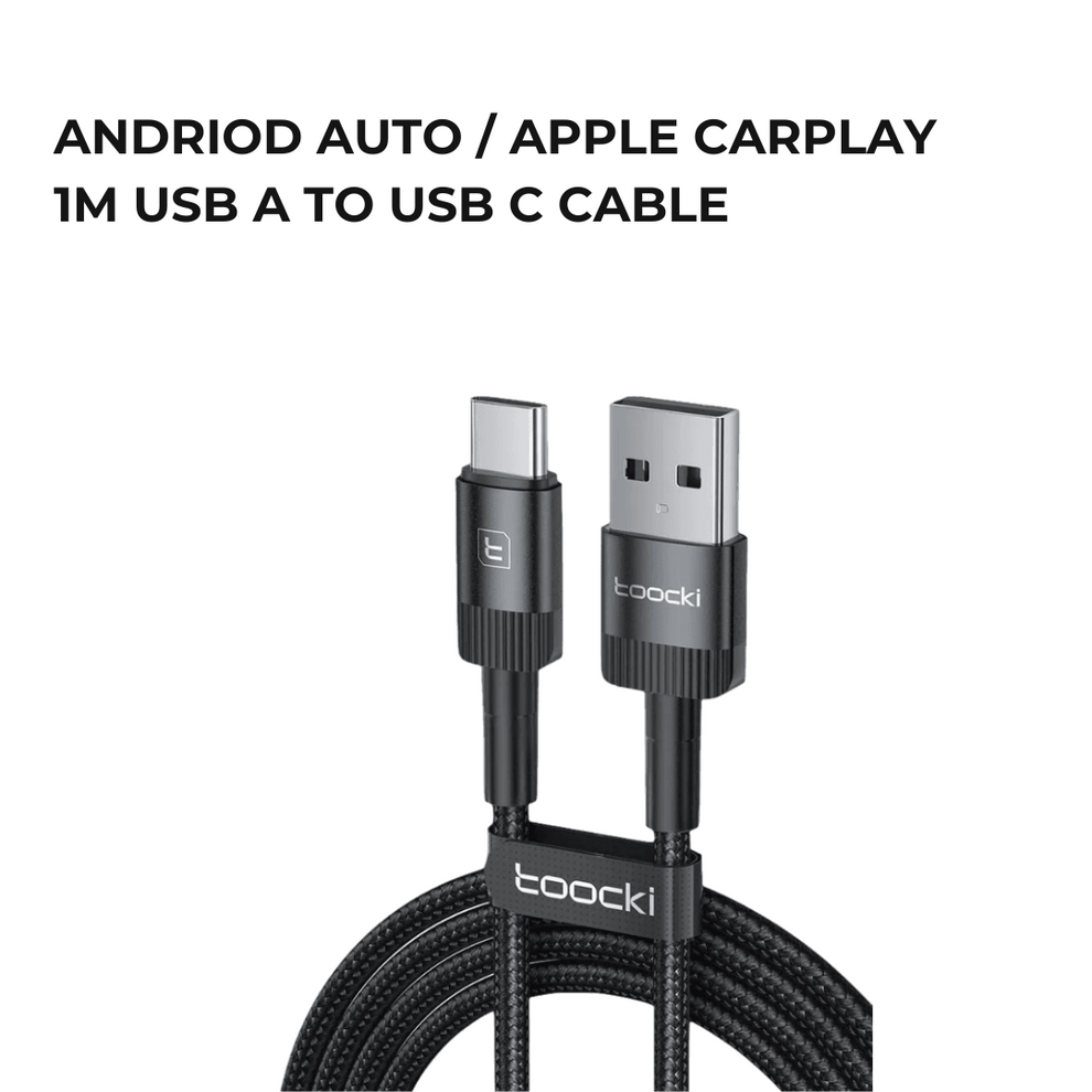 Braided Charging Cable 1M - USB A to USB C Carplay/AndrioAuto – RA Ranger